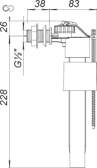 Plutitor WC (AN-031.00) lateral SoloPlast